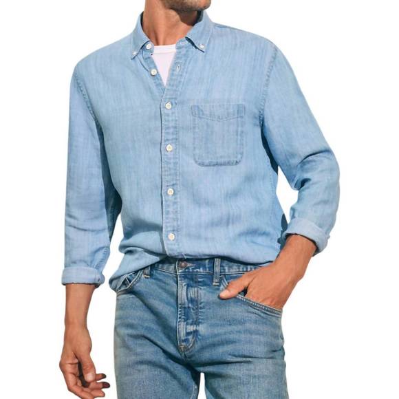 Faherty | Shirts | New Faherty The Tried And True Chambray Shirt In ...